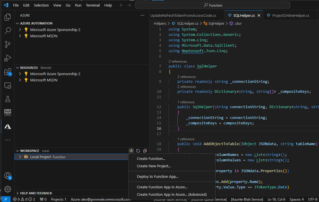 Connect to Project Online Site Collection using an app registration - The solution - Alex Grover